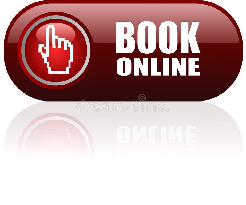 Book online web button stock illustration. Illustration of ...