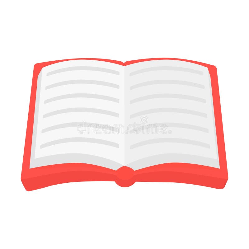 Book Open Sign Emoji Icon Illustration. Education Study Vector Symbol ...