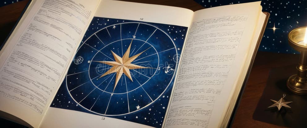 Celestial Navigation Book and Tools on Desk Stock Image - Image of ...