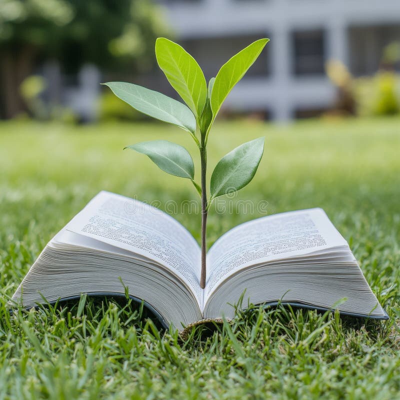 When the Book is Opened, a Burgeoning Tree in Spring Appears on a ...