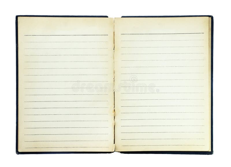 Old Notebook Pages stock photo. Image of empty, sheet - 21177012
