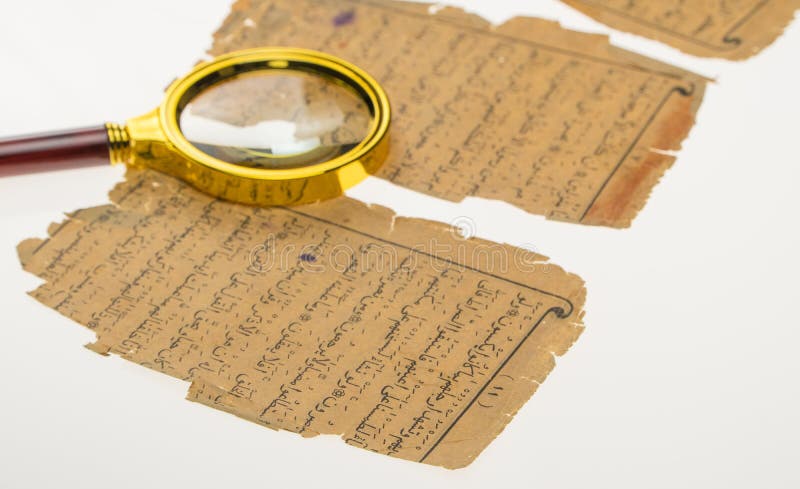Ancient Arabic manuscripts stock photo. Image of letters - 182355882