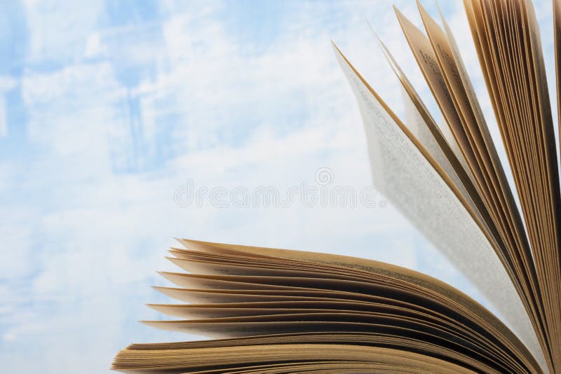 Book Pages Macro View. Toned Image. Copy Space for Text Stock Image ...