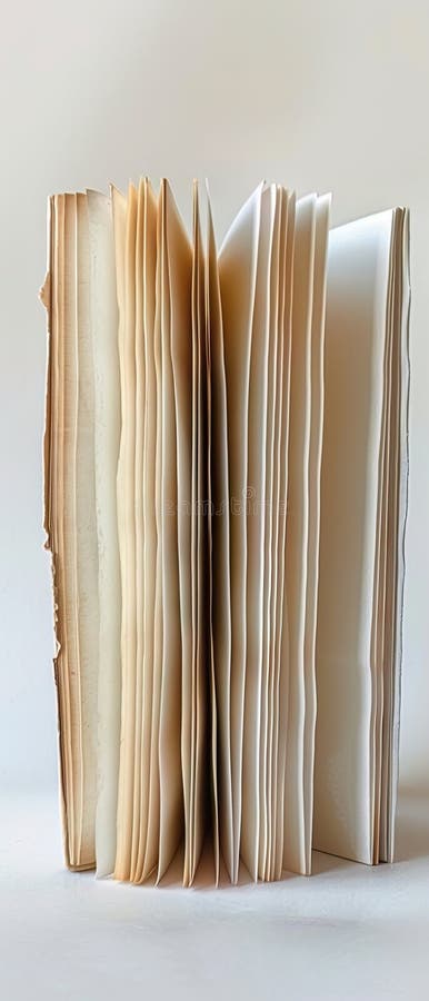 A Book with Pages Transitioning from Blank To Written Symbolizing the ...