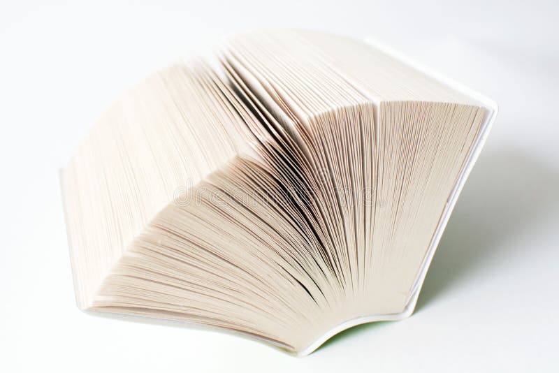 White Book Pages of an Open Book on Background Stock Photo - Image of ...