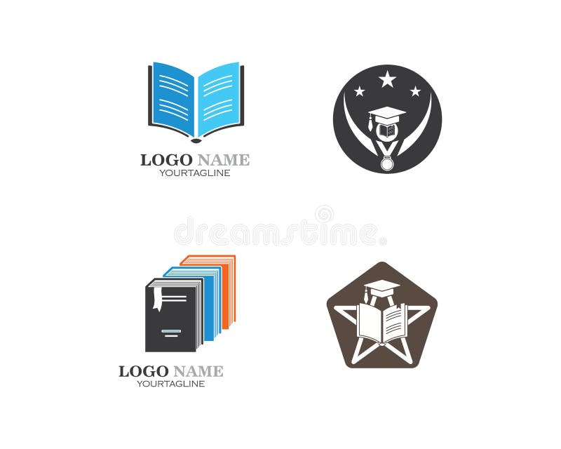 Book,paper,document Logo,icon of Education Template Vector Illustration ...