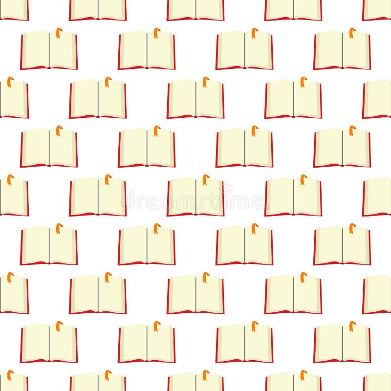 Book pattern seamless stock vector. Illustration of office - 78832374