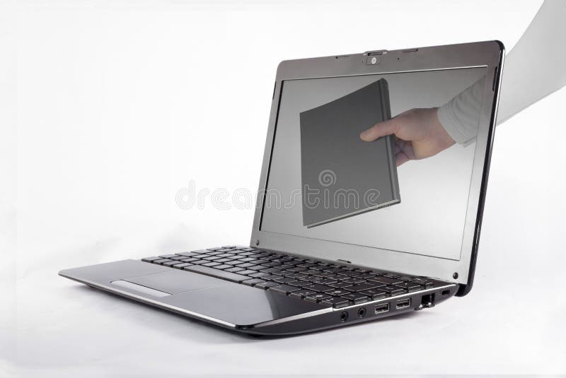 Book and pc stock image. Image of book, laptop, literature - 50633085
