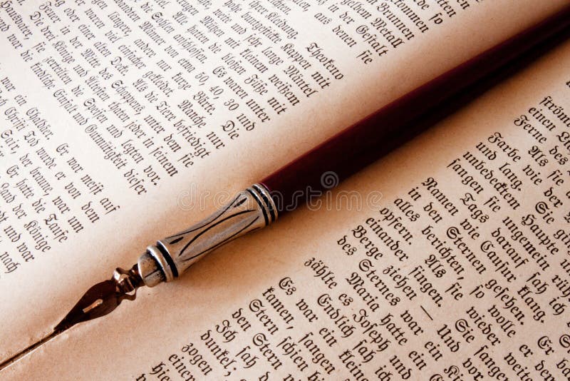 Book and pen stock image. Image of reading, book, page - 20848941