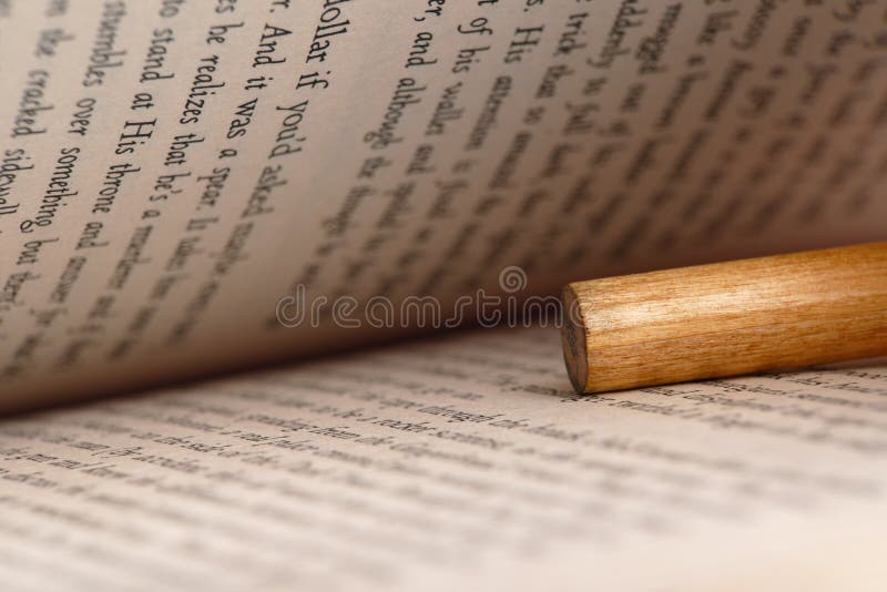 Book and pencil stock image. Image of read, literature - 113547239