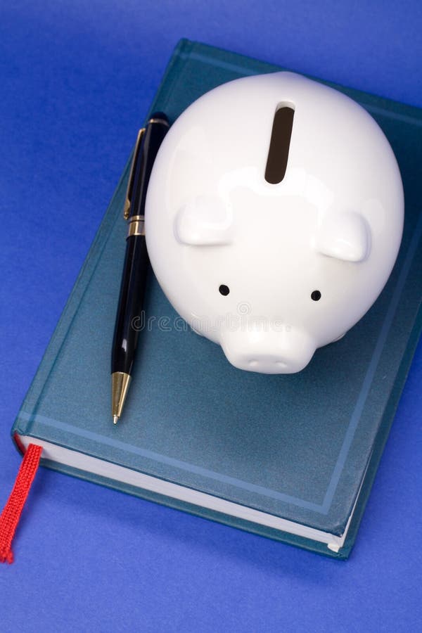 Book and Piggy Bank stock photo. Image of investment, education - 3271646