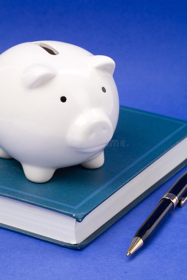 Book and Piggy Bank stock photo. Image of university, education - 3274734