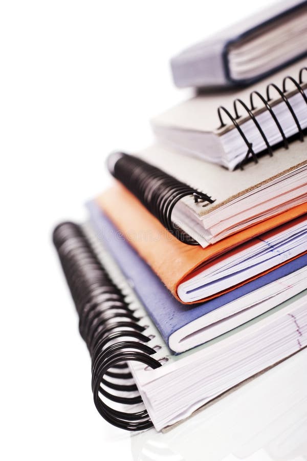 Book pile stock photo. Image of supplies, stationery, booklet - 3624226