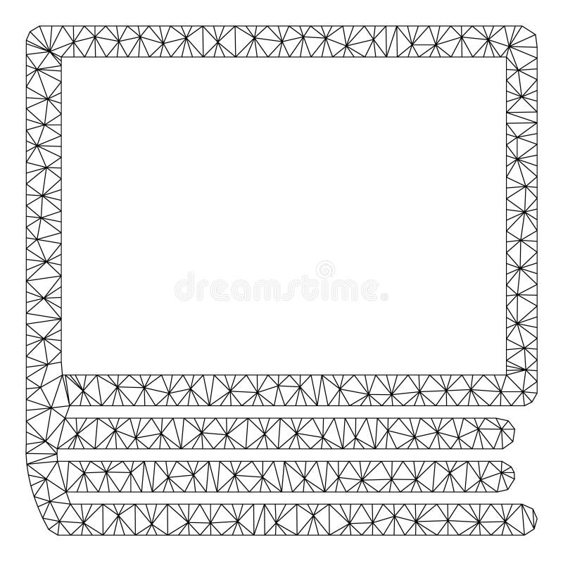 Book Polygonal Frame Vector Mesh Illustration Stock Vector ... Book Polygonal Frame Vector Mesh Illustration Stock Vector ...