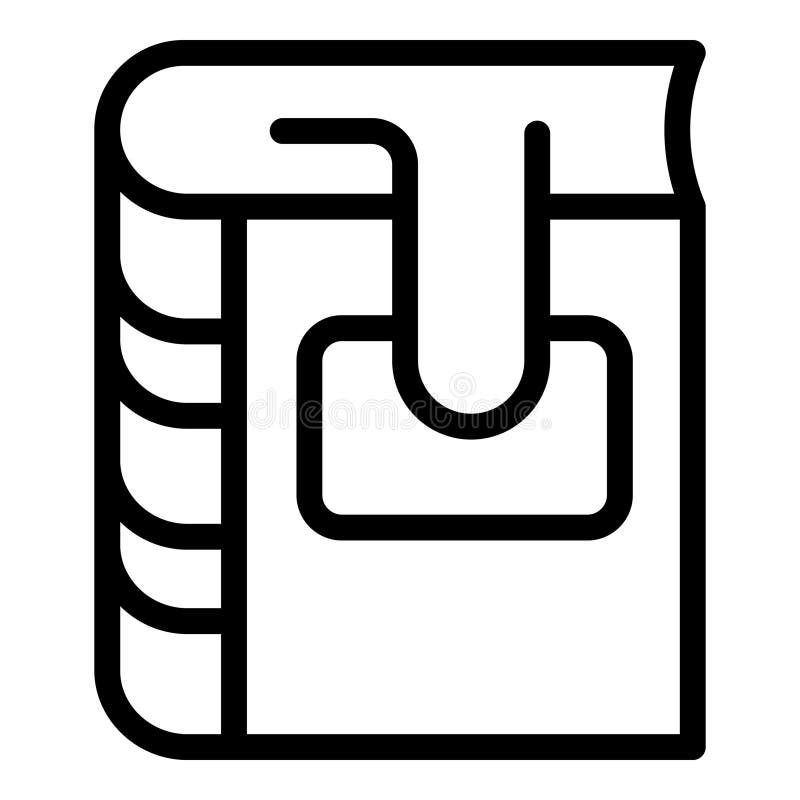 Book Publication Icon Outline Vector. Open Side Stock Illustration ...