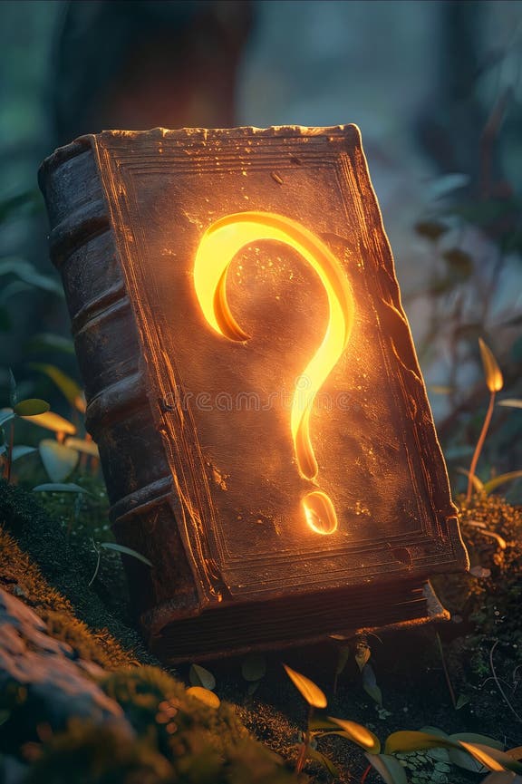 A Book with a Question Mark on it. Generative AI Stock Photo - Image of ...