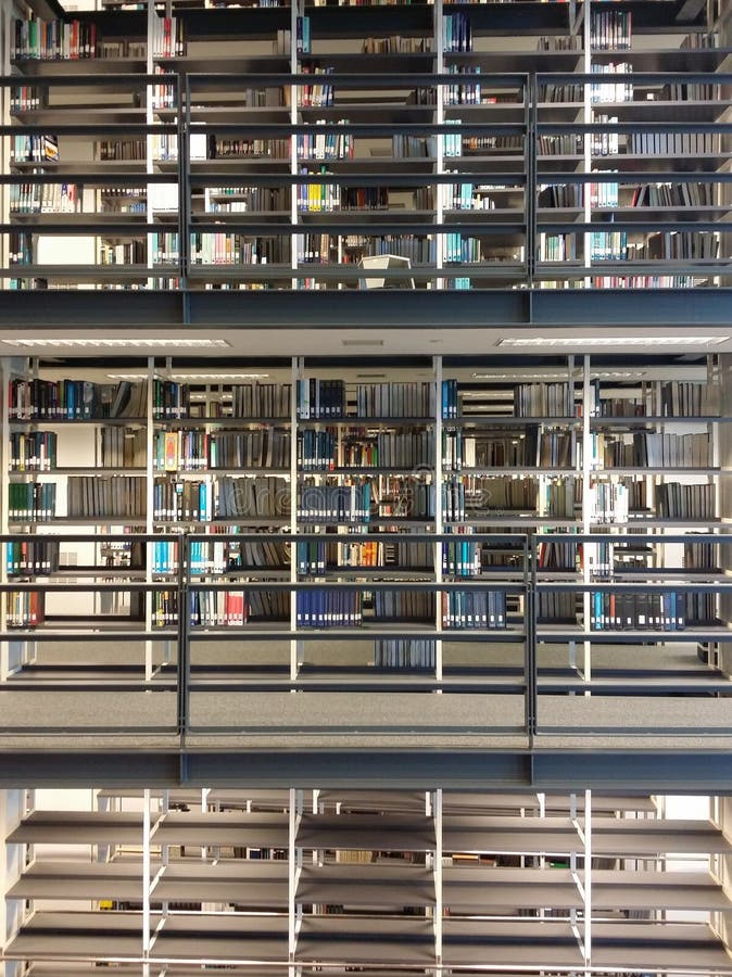 Book Racks or Shelf Inside the Library Stock Photo - Image of racks ...
