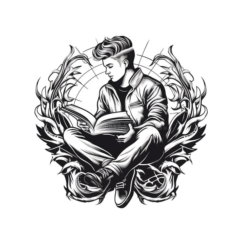 Book Reader logo stock illustration. Illustration of knowledge - 281427795