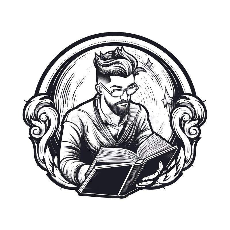 Literary Emblem Stock Illustrations – 208 Literary Emblem Stock ...