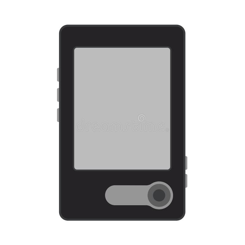 Book Reader Screen Electronic Education Vector Icon Tablet. Digital ...