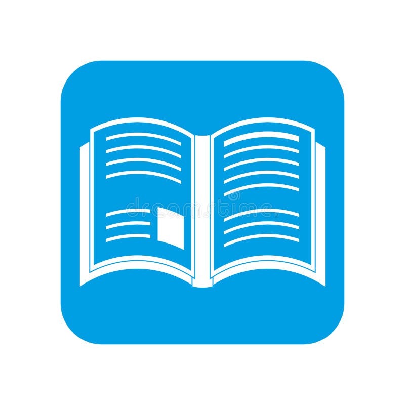 Book reading icon image stock illustration. Illustration of literature ...