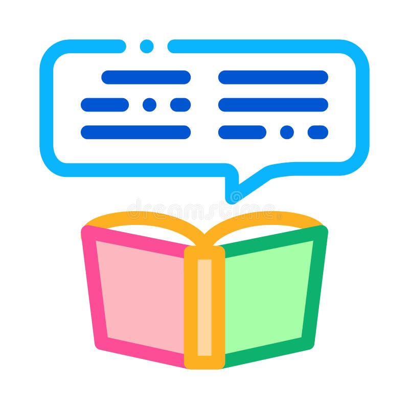 Book Reading Icon Vector Outline Illustration Stock Vector ...