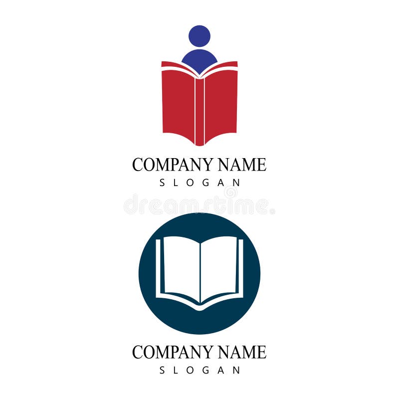 Book Reading Logo and Symbols Template Icons App Stock Vector ...