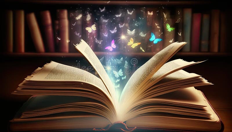 Magic Book Reading for Study New Skills Development of Imagination ...