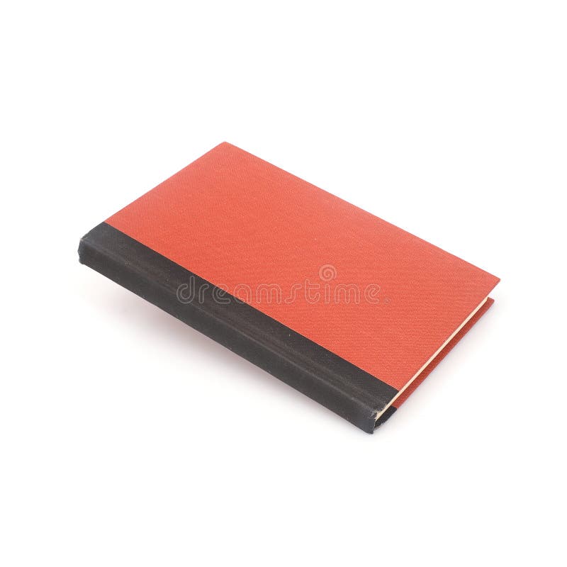 Book in Red Cover Isolated on a White Background Stock Photo - Image of ...