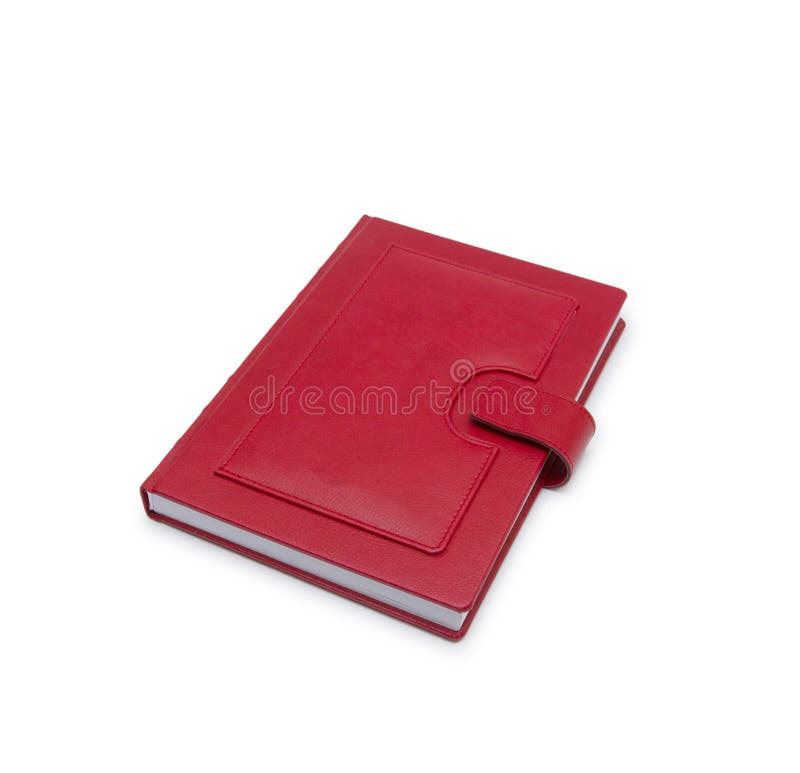 Book Red on White Background Stock Photo - Image of sheet, research ...