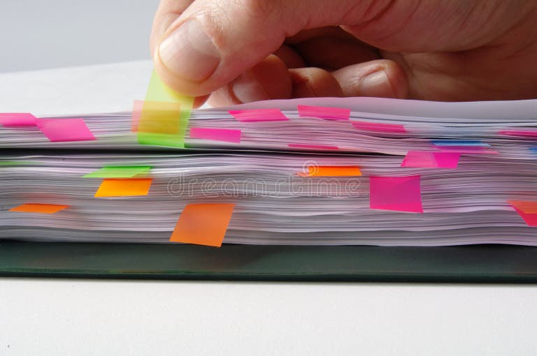 Book with reminders stock image. Image of note, writing - 17340899