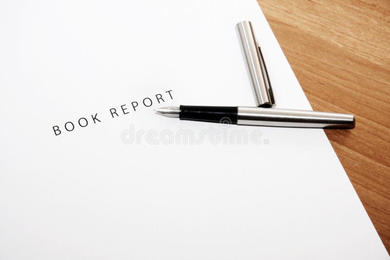 Book Report Term Paper School Essay Failing Grade Stock Photo - Image ...