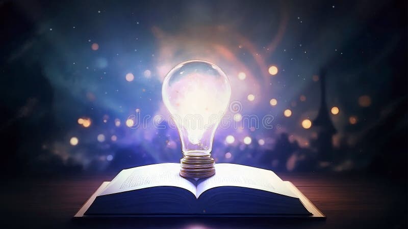 A Book with Riddles, Book Magic Fantasy, Loop Animation Background ...