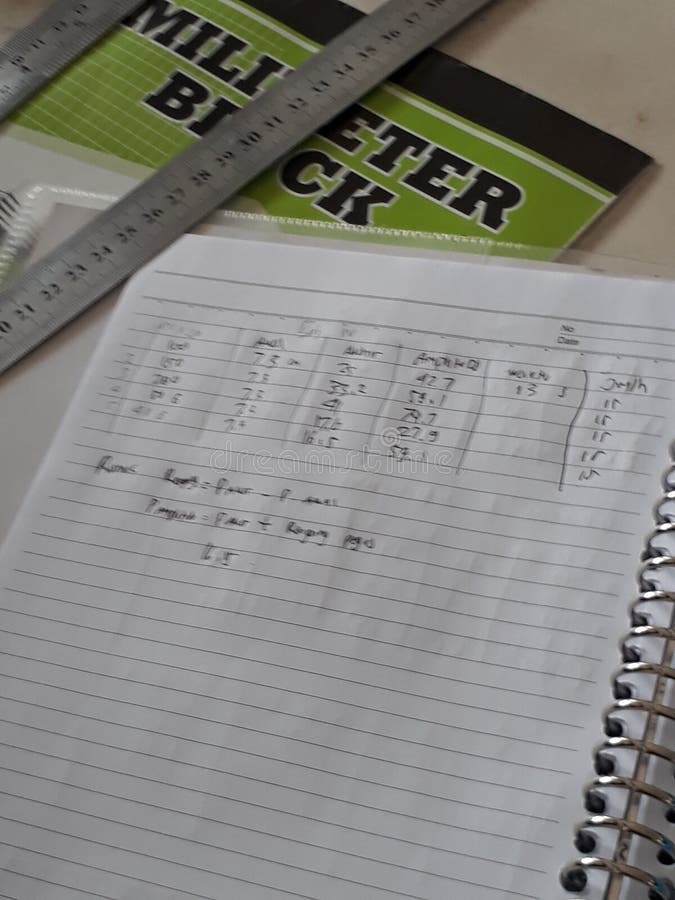 Ruler and Book. stock image. Image of wooden, photographed - 100844189