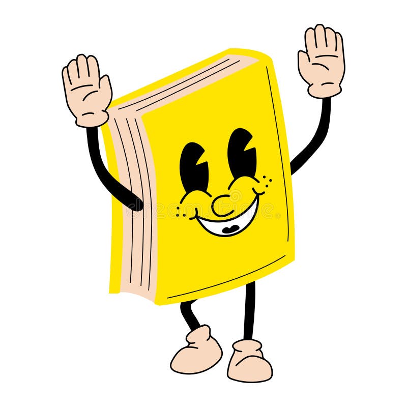 Book 30s Cartoon Mascot Character 40s, 50s, 60s Old Animation Style ...