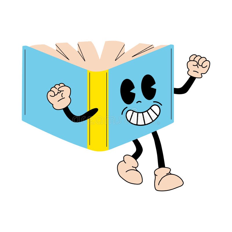 Book 30s Cartoon Mascot Character 40s, 50s, 60s Old Animation Style ...