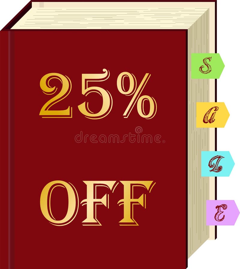 Book sale stock vector. Illustration of design, graphic - 98215077