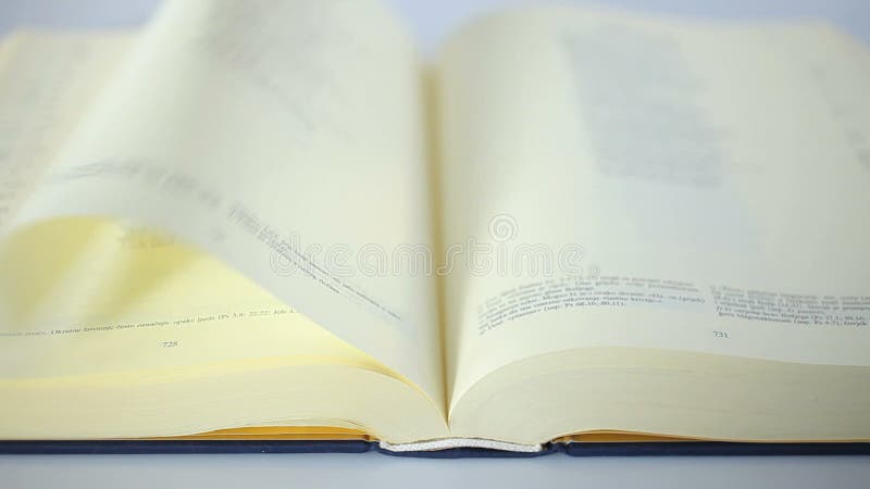 Book scrolling slow stock video. Video of open, england - 38721358