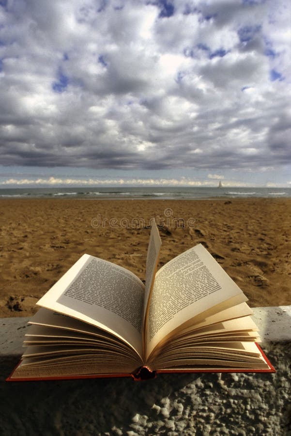 Book and sea stock photo. Image of handbook, loneliness - 4865934