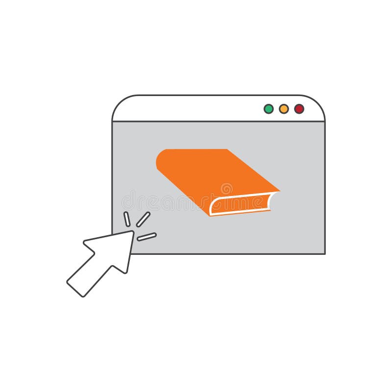 Book Search Colored Icon. Vector Design Illustration Stock Vector ...