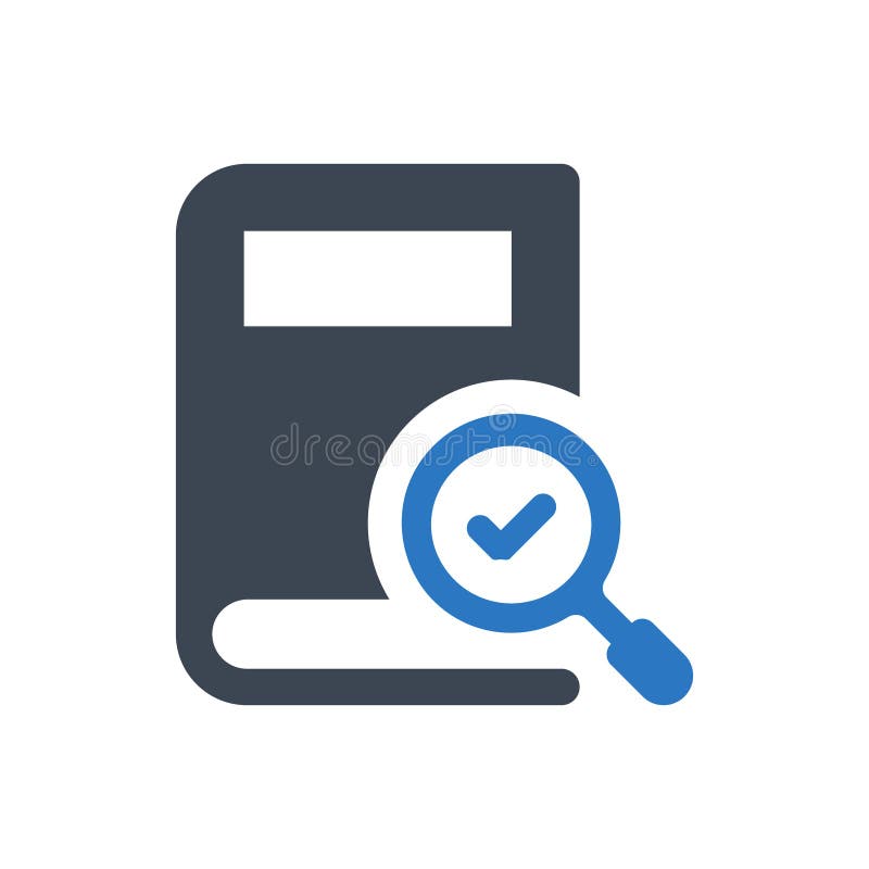 Book search icon stock vector. Illustration of knowledge - 219956635