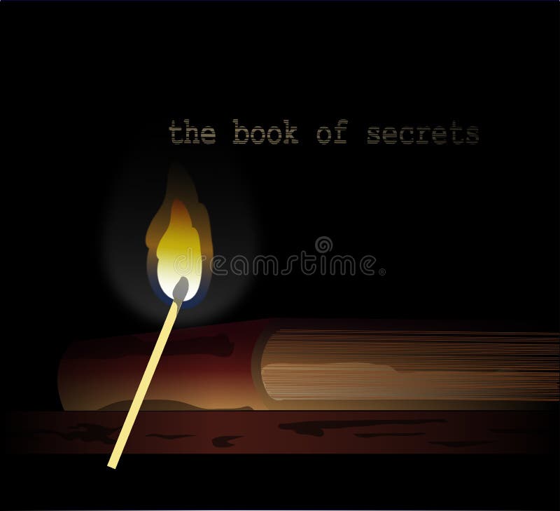 The book of secrets stock vector. Illustration of data - 98139241