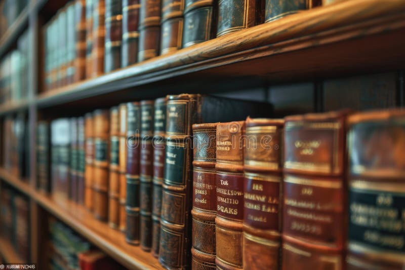 A Book Shelf Filled with Lots of Books. Ideal for Educational, Library ...