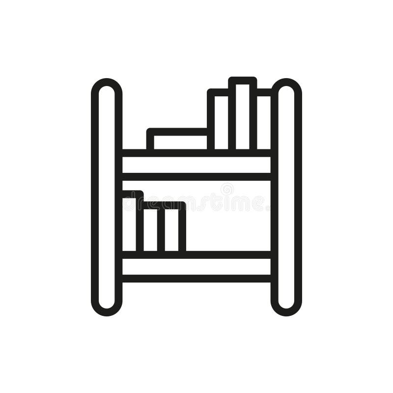 Book Shelf Icon Vector Basic Design Simple and Modern Stock ...