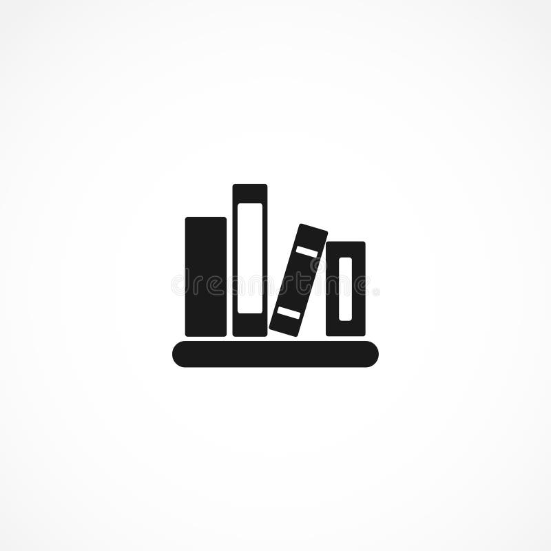 Book Shelf Clipart. Book Isolated Flat Vector Clipart Stock Vector ...