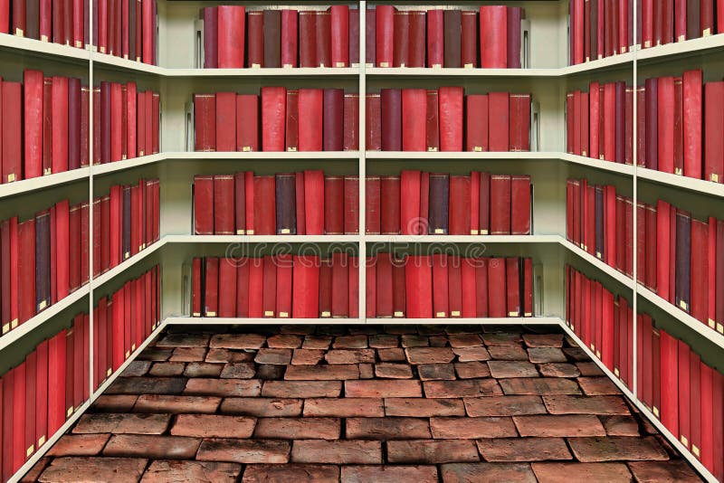 Library Bookshelf Aisle stock image. Image of hall, reference - 60267511