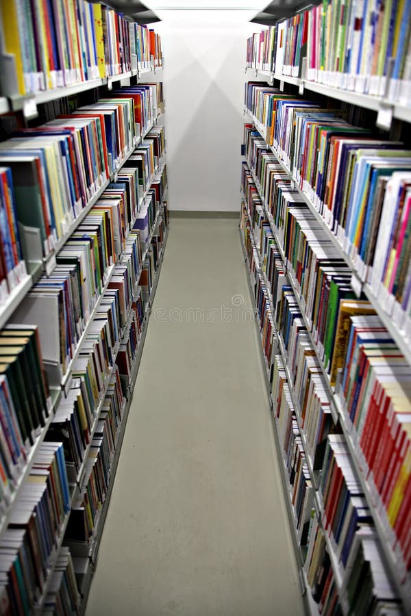 Isolated Library Shelves stock photo. Image of publication - 6640400