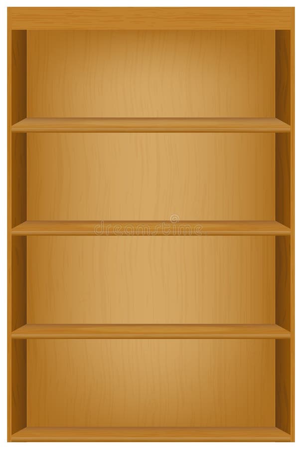 Book shelves vector stock vector. Illustration of organize - 124938682