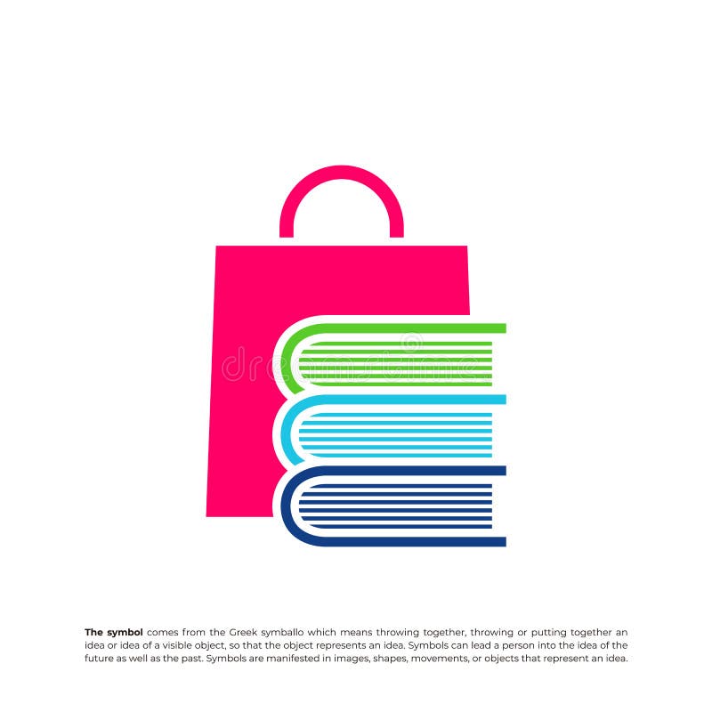 Book Shop Logo Vector. Shop Book Logo Design Concept Template Stock ...