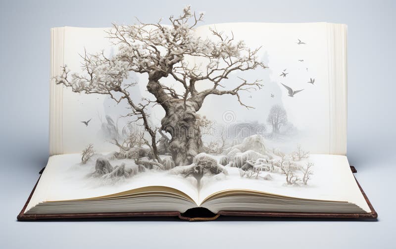 Book Shut on a Clear Backdrop Stock Illustration - Illustration of ...